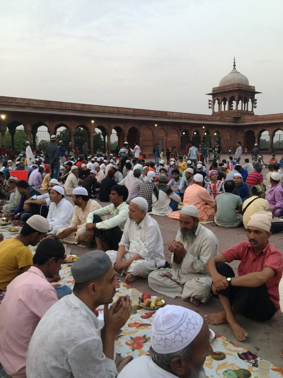 Iftar at Jama Masjid, Delhi - From My Window Seat